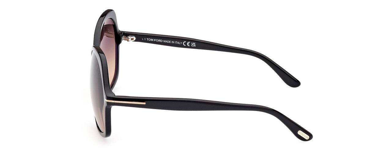 TOM FORD ROSEMIN 01B Butterfly Sunglasses